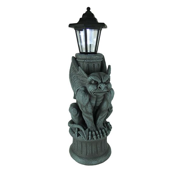 World of Wonders | Accents | Gothic Guardian Gargoyle Led Solar Light ...